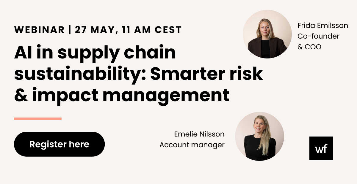 AI in supply chain sustainability: Smarter risk & impact management