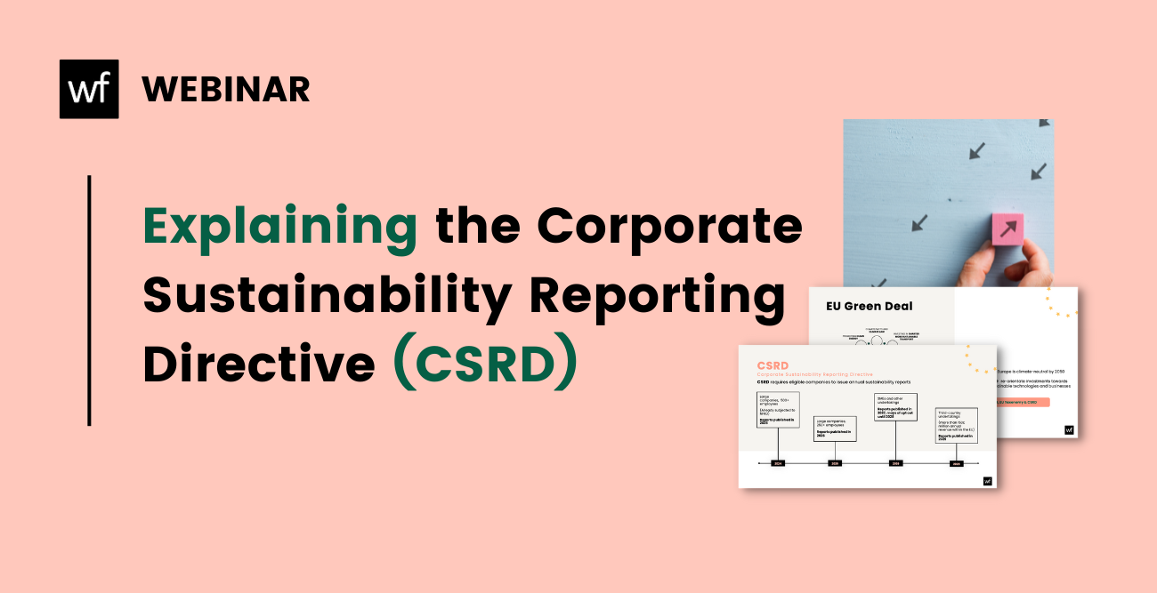 Webinar: Explaining the Corporate Sustainability Reporting Directive (CSRD)