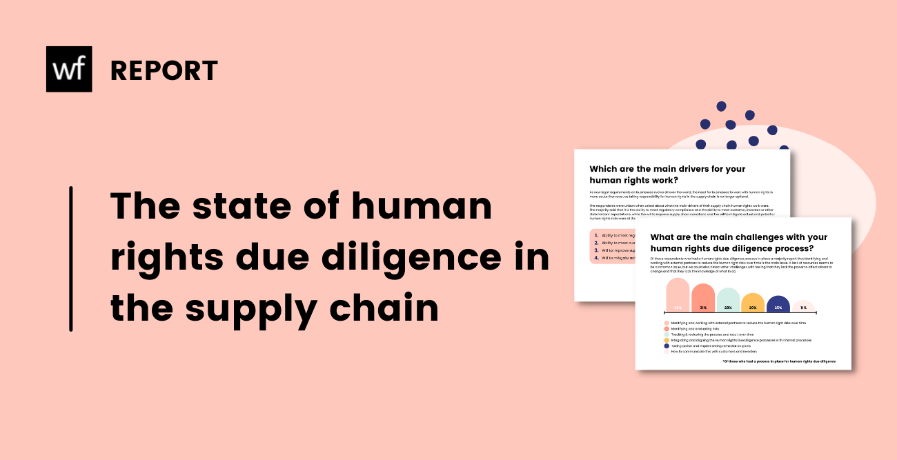 Report | The state of human rights due diligence in the supply chain
