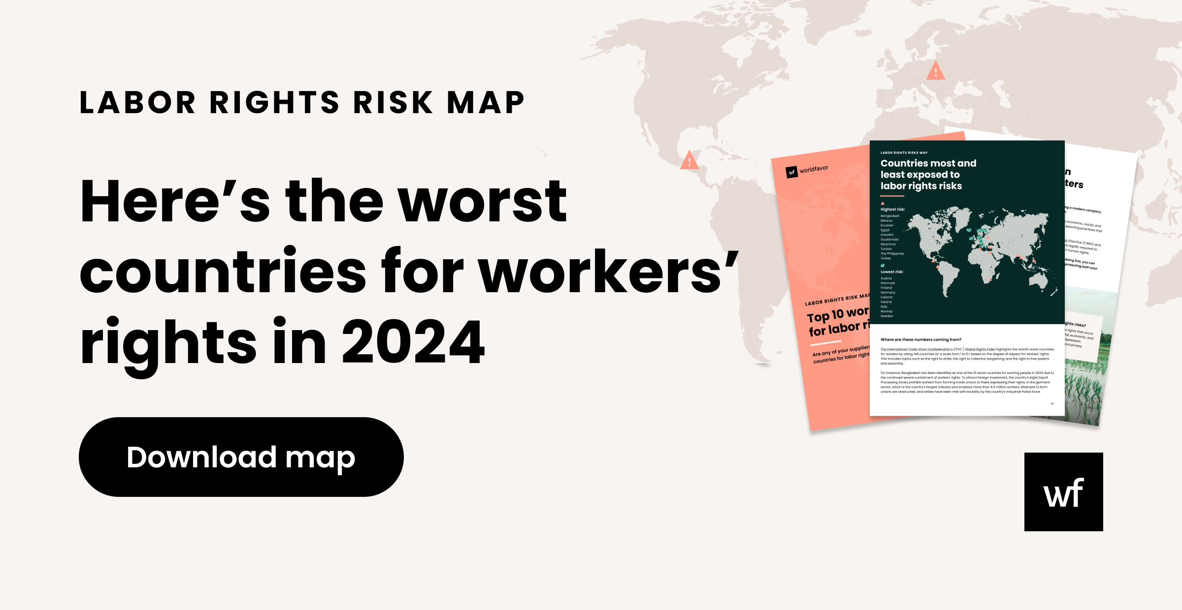 Whitepaper: The current state of labor rights risks: country edition